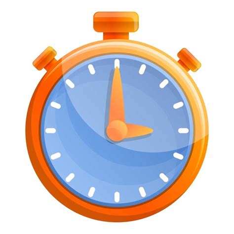 Premium Vector Basketball Stopwatch Icon Cartoon Of Basketball