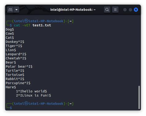 How To Use Cat Command In Linux With Examples Beebom