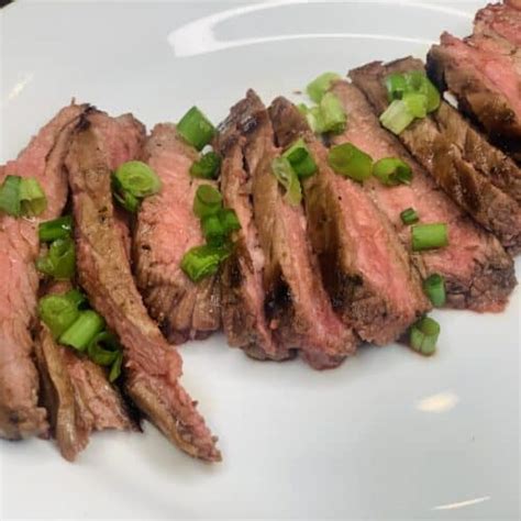 Marinated Pan Seared Flank Steak