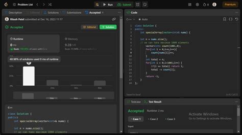 Resolved Specialarray Problem With On Ritesh Patel Posted On The