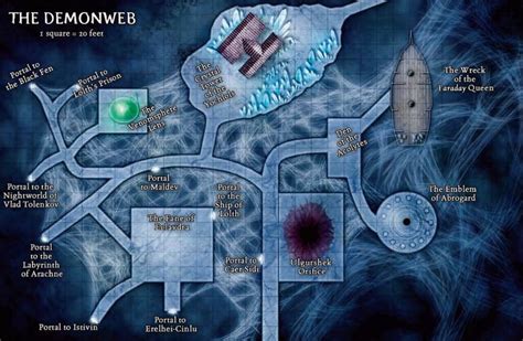 The Demonweb Map From Harry Potter