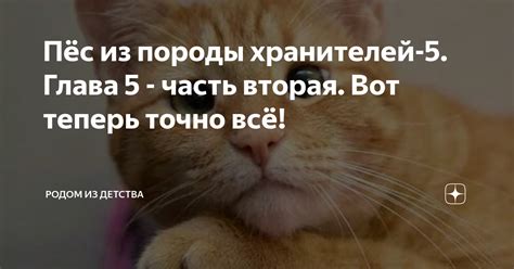 Пёс из породы хранителей-5. Глава 5 - часть вторая. Вот теперь точно ...