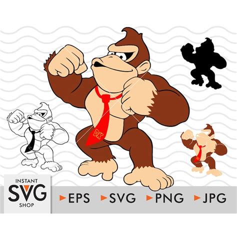 Kong Svg Cutting File For Cricut Clipart Eps Svg  Png Inspire