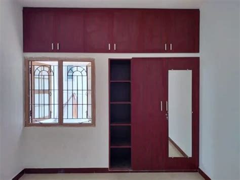 Wooden Wardrobe With Locker At Rs Sq Ft In Coimbatore ID