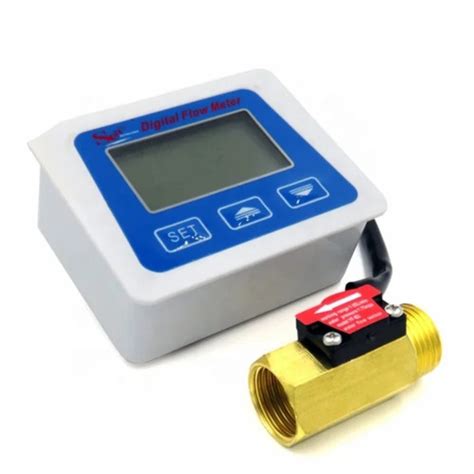 Jual Digital Flow Meter Control Display With Flow Sensor 1 Inch LCD S Jakarta Barat Rumah