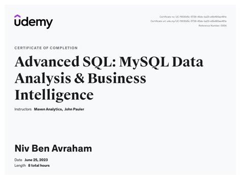 Dataanalysis Sql Mysql Niv Ben Avraham
