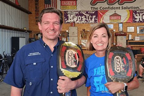 Desantis Pushes For Iowa Momentum Continues 99 County Swing
