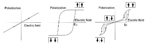 Polarization Versus Electric Field Hysteresis Curves In A