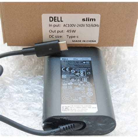 Dell V A W Ac Adapter Laptop Charger For Dell Xps Xps Dc Size Usb C