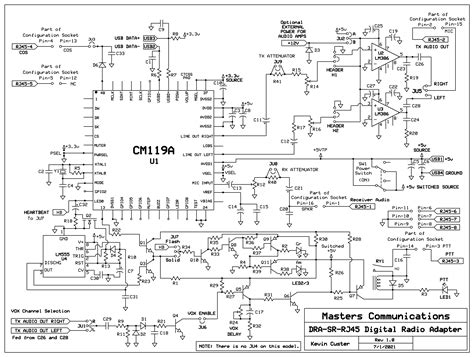 Instructions Schematic And Notes On The Dra Sr Rj45 Usb Radio Adapter