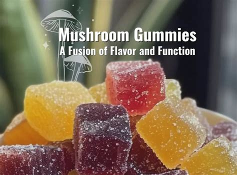 Mushroom Gummies A Fusion Of Flavor And Function Delta 8 Thc Austin