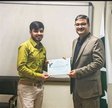 Shahryar Ahmed on LinkedIn: Deeply honored to receive a shield and certificate from Dr. Adam ...