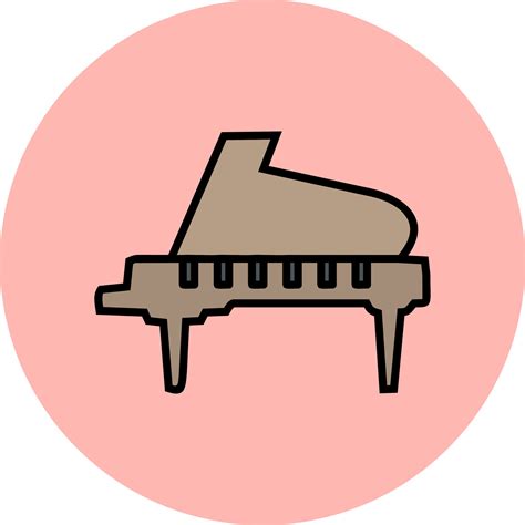 Grand Piano Vector Icon 21035896 Vector Art At Vecteezy