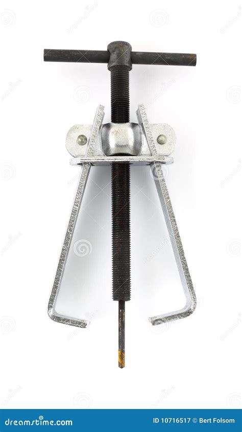 Small Puller For Gears And Bearings Stock Image Image Of Black White 10716517