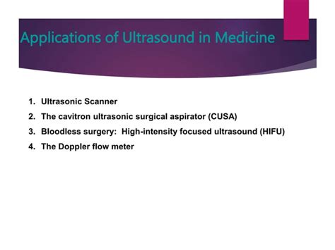 Ultrasonic And Infrasonic Waves For Physics Pptx