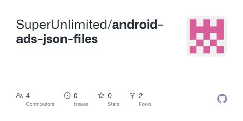 GitHub SuperUnlimited Android Ads Json Files
