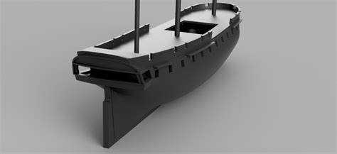 Modelling Hms Surprise As Lego Scale D Printed Pool Toy In Fusion