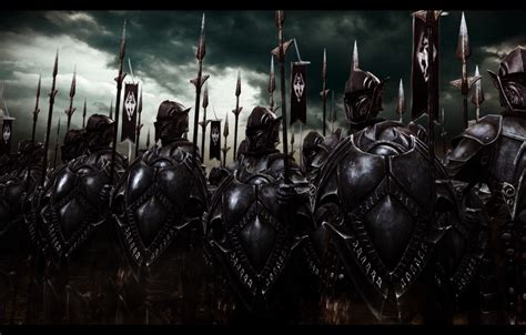 Wallpaper Army Art Warriors Stroy Skyrim The Elder Scrolls Skyrim