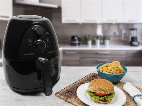 Fritadeira Elétrica Sem Óleoair Fryer Mondial Naf 05 Preta 32l Com