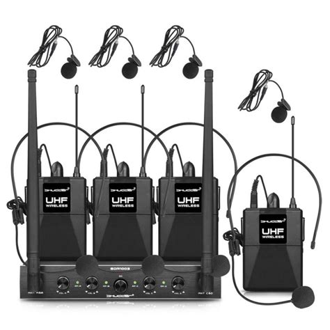 Mikrofony Bezprzewodowe Shudder SDR Mikroporty Typu Bodypack Z Akcesoriami