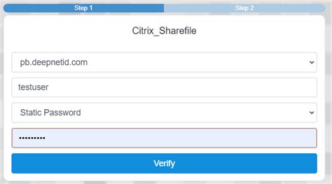 Test Saml Logon To Citrix Sharefile Dualshield Mfa Platform Deepnet