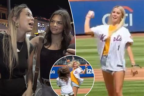 ‘hawk Tuah Girl Throws Out First Pitch At Mets Game