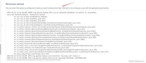 Hadoop配置kerberos之后，启动时报错ioexception启动hadoop报错无法获取kerberos领域 Csdn博客