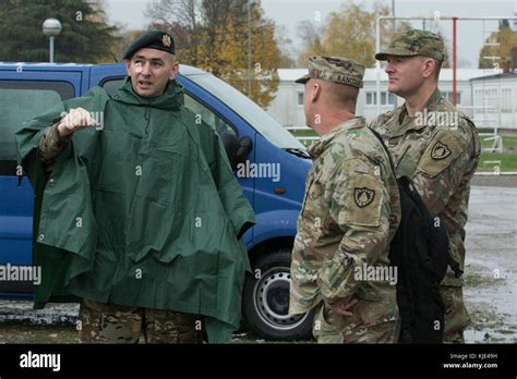 Lt Col Igor Knezevic Land Forces Of Montenegro Explains To Maj Ian