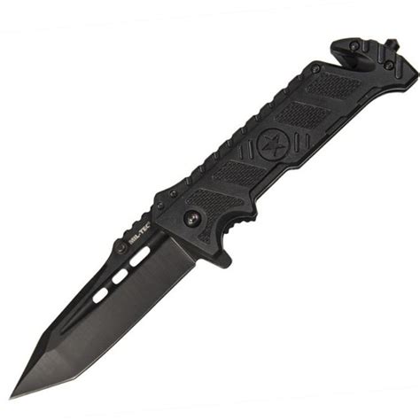 Cutit Pliabil Mil Tec Inox 20 Cm Negru Emagro