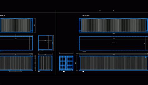 Shipping Container CAD Blocks AutoCAD Drawings 47 OFF