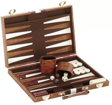 Chh Vinilo Con Ripes Backagammon Set Marrón 11 Cuotas Sin Interés