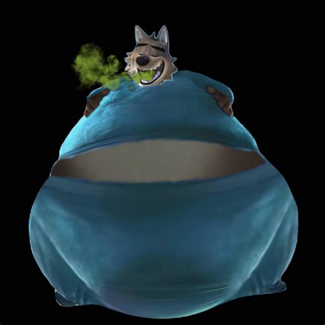 Chubby Mr Wolf Burping By Boltfan05 On Deviantart