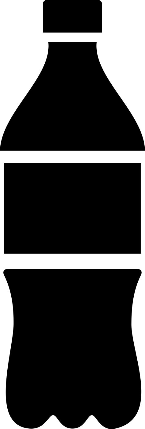 Water Bottle Silhouette Transparent Clip Art Library