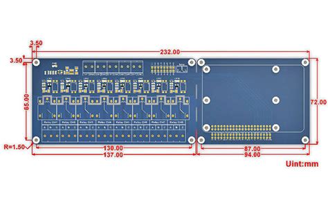 Moduł przekaźników do Raspberry Pi na szynę DIN