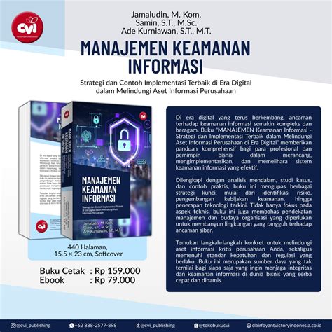 Manajemen Keamanan Informasi Strategi Dan Contoh Implementasi Terbaik Di Era Digital Dalam