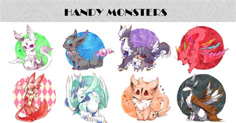 Handymonsters はんもん交流というか、、 Pipiのイラスト Pixiv