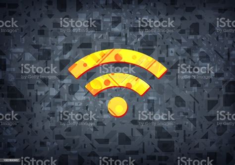 Wifi 圖示黑色背景向量圖形及更多互聯網圖片 互聯網 圖示 插圖 Istock