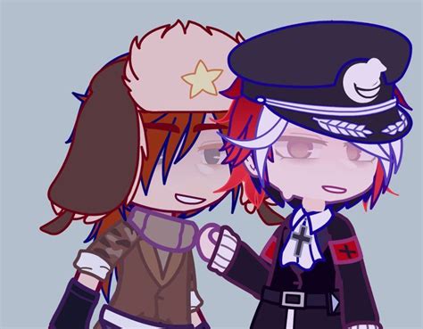 Two Anime Characters One Is Wearing A Hat And The Other Has A Star On It