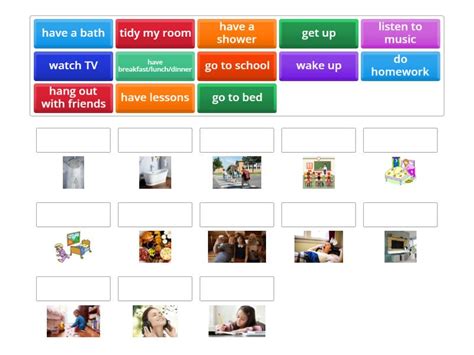 Go Getter 1 Unit 6 1 Match Up