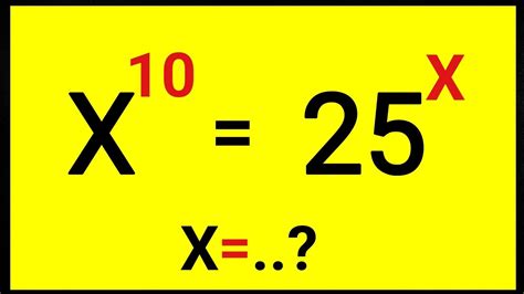 Nice Algebra Math Simplification Find The Value Of X Youtube