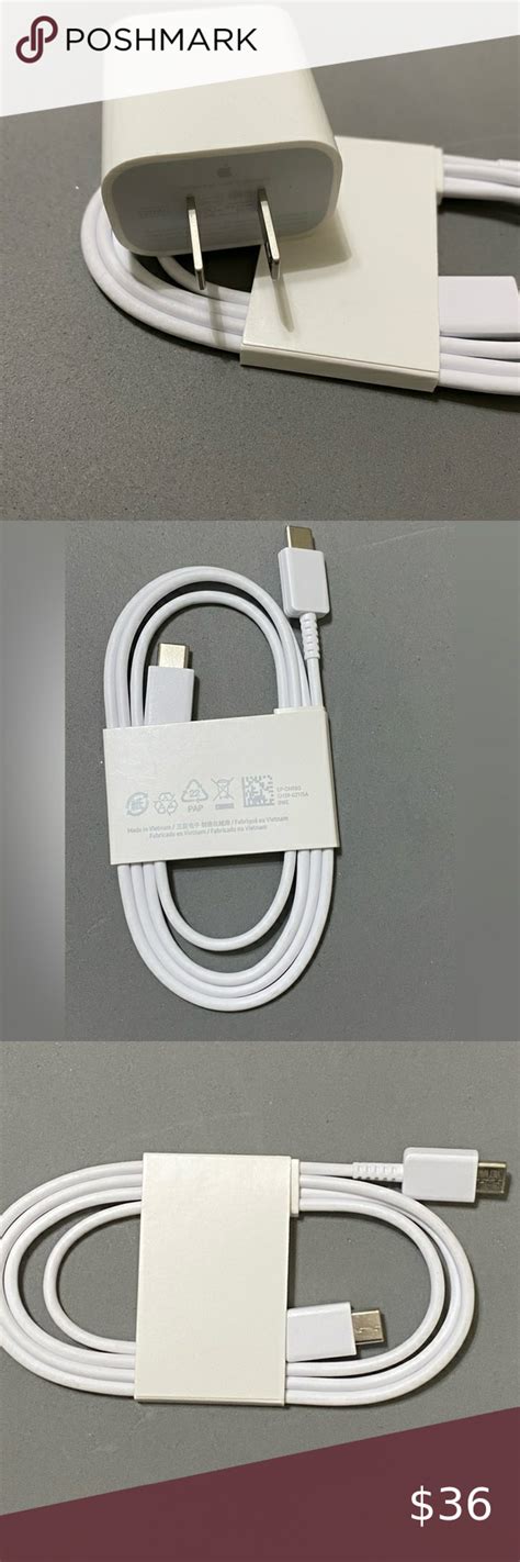 Apple 20w Charging Block And Usbc Cable To Usbc In 2023 Style