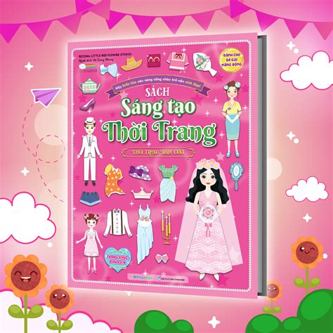 Sách Sáng Tạo Thời Trang Thời Trang đám Cưới Hơn 100 Stickers Sách