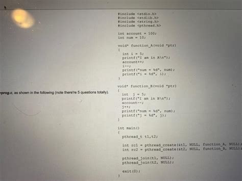 Solved Ainclude Cotdlibh Int Account −100 Int Num 10