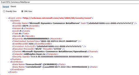 Comparison Of Etw And Eventlog Logger Functionality Commerce Dynamics 365 Microsoft Learn