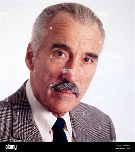 Actor Christopher Lee Famous For Playing Dracula In Hammer Horror