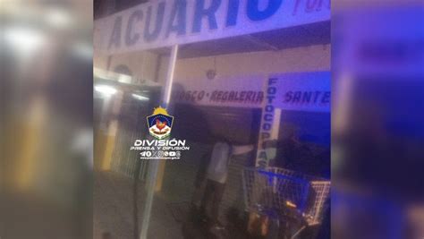 Robó Un Reflector De Un Comercio Y Lo Atraparon In Fraganti