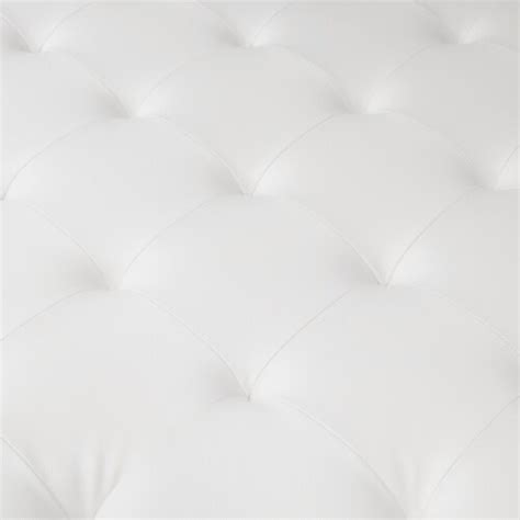 Offex Camber Modern Large Cocktail Tufted Square Ottoman With Metal