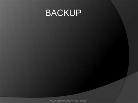 Plm Data Migration General Considerations Pptx Data Storage And Warehousing Computing