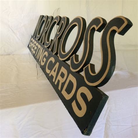 Vintage Norcross Greeting Cards Advertising Display Sign Chairish