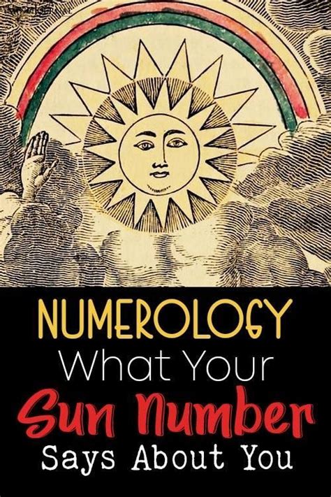 What Does Your Sun Number In Numerology Say About You Artofit